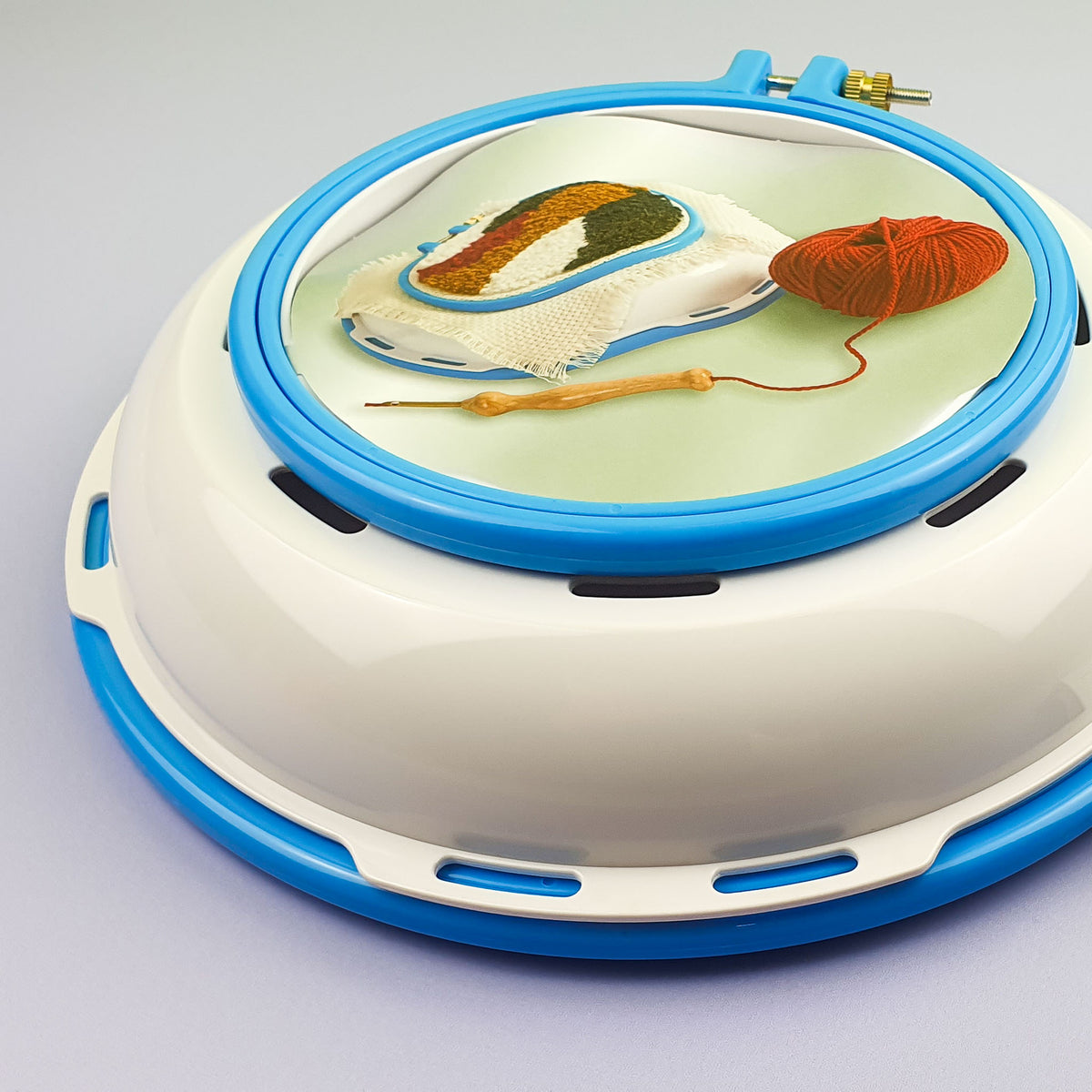 Milward 3 in 1 Punch Needle Hoop | Non-Slip Lap Stand | Tuftbox UK